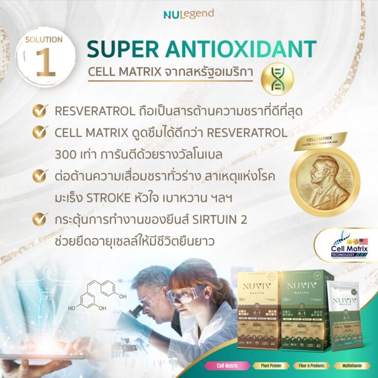 NUVIV Solution 1 Cell Matrix - NU'Legend | บริษัท นู ลีเจ้นด์ จำกัด